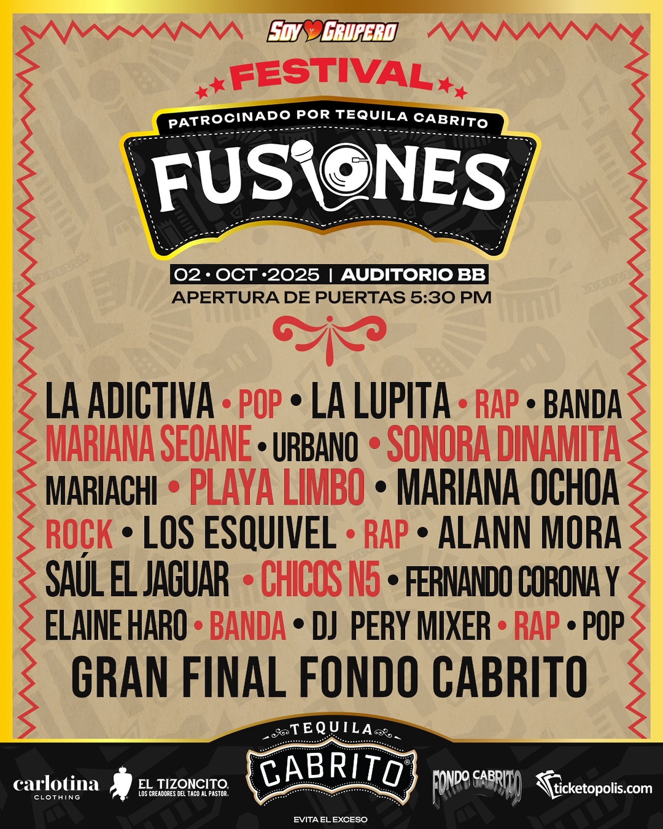La Adictiva, Mariana Seoane, Mariana Ochoa y muchos más en el Festival ...